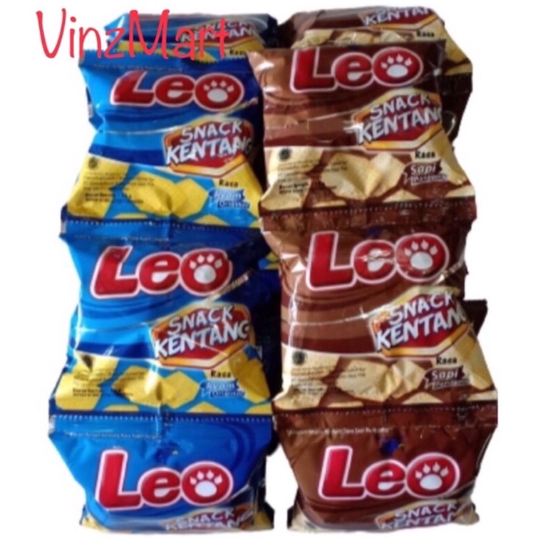 Jual 1 RENTENG CIKI KENTANG LEO isi 10pcs | Shopee Indonesia