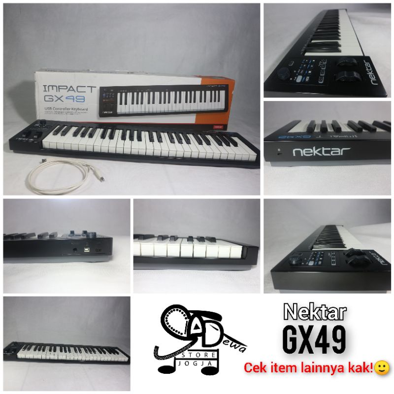 Jual NEKTAR IMPACT GX49 MIDI CONTROLLER GX 49 BKN LX49 | Shopee Indonesia