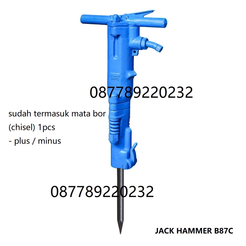 Jual Jack Hammer Pneumatic Pick Breaker Mesin Bor Bobok Angin B87C ...