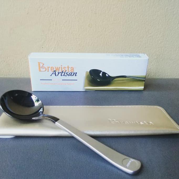 Jual PROMO BREWISTA SCAA CUPPING SPOON TITANIUM BLACK (KODE 008 ...