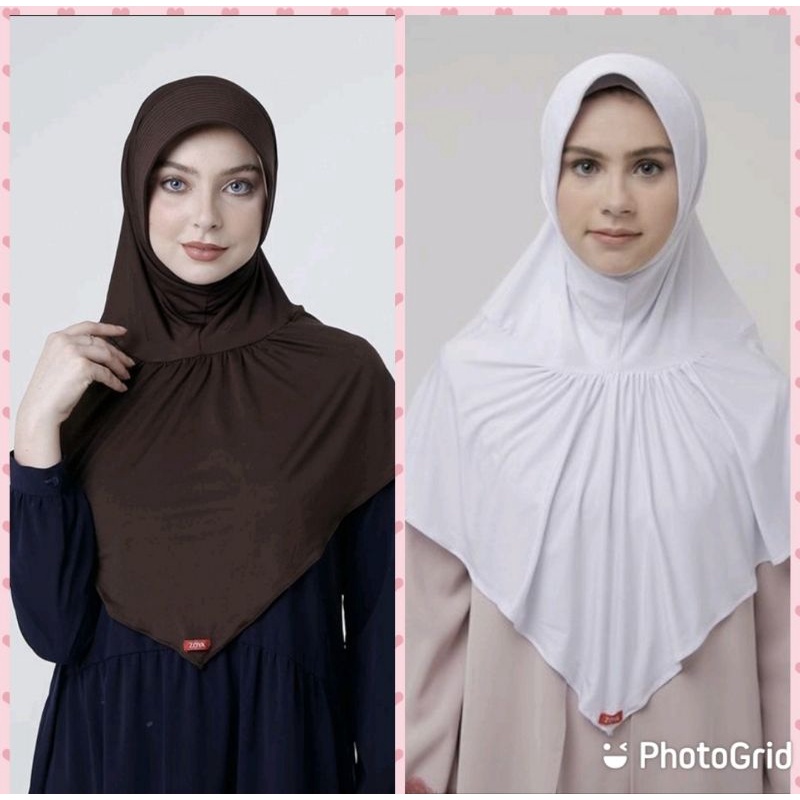 Jual Bergo Kalila Nalanie Putih Dan Cokelat ZOYA Original 100% | Shopee ...