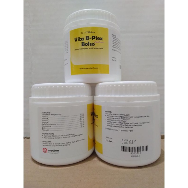 Jual Vita B-Plex Bolus 1 pot | Shopee Indonesia