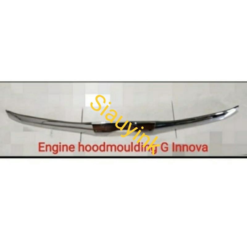 Jual Hood molding/ list kap mesin Innova new 2012 -2015 Chrome | Shopee ...