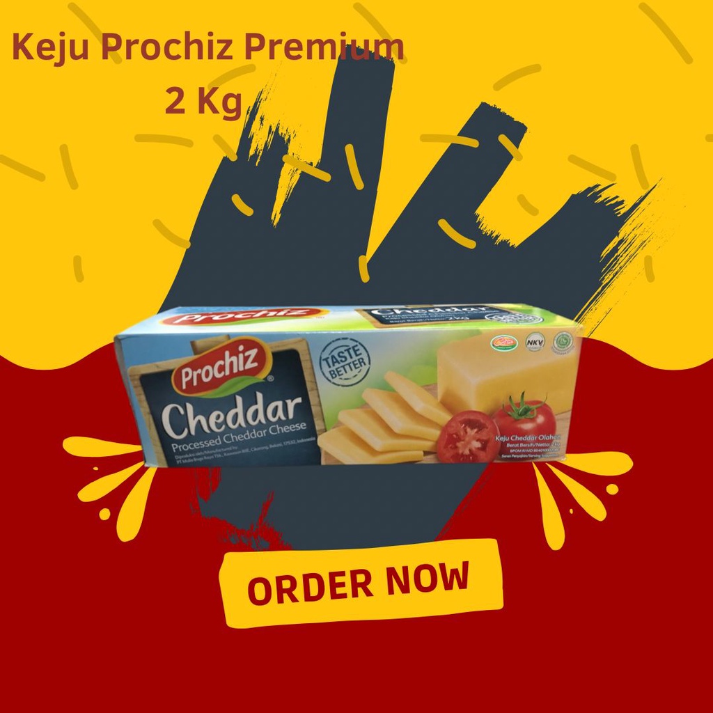 Jual Prochiz cheddar premium 2 kg | Shopee Indonesia