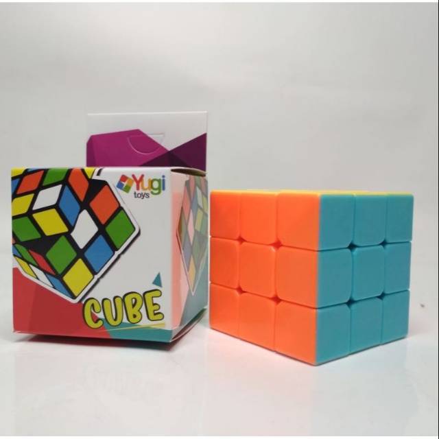 Jual Rubik 3x3 Magic Cube stickerless Yugi (8833) | Shopee Indonesia