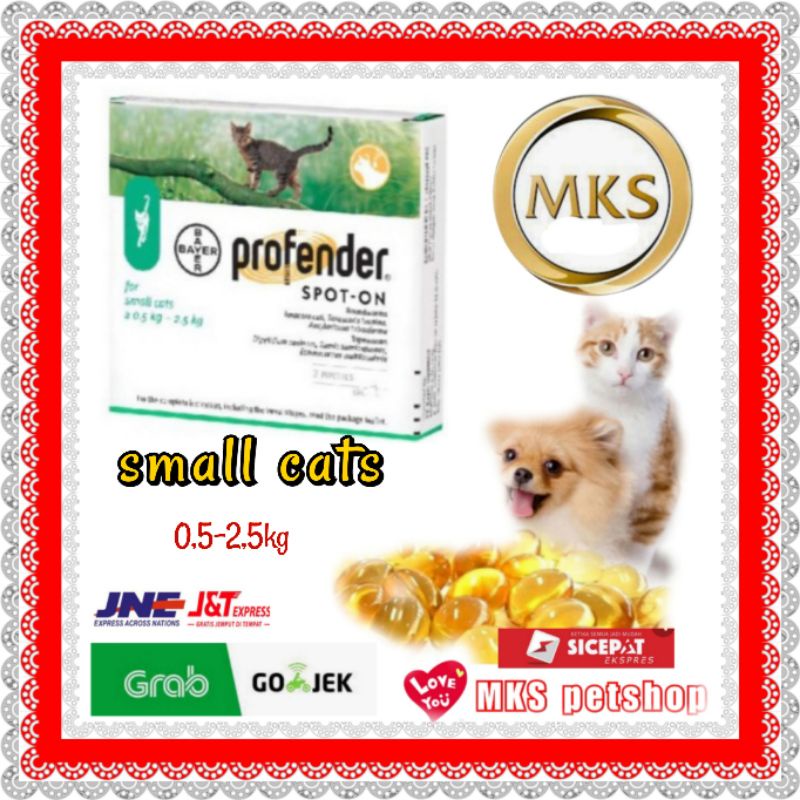 Jual Promo - Profender Spot on Small Cats Obat cacing kucing | Shopee ...