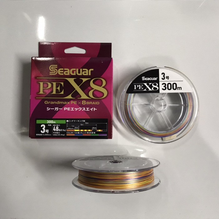 Jual SENAR PE BRAIDED PE SEAGUAR GRANDMAX X8 300M JAPAN | Shopee Indonesia