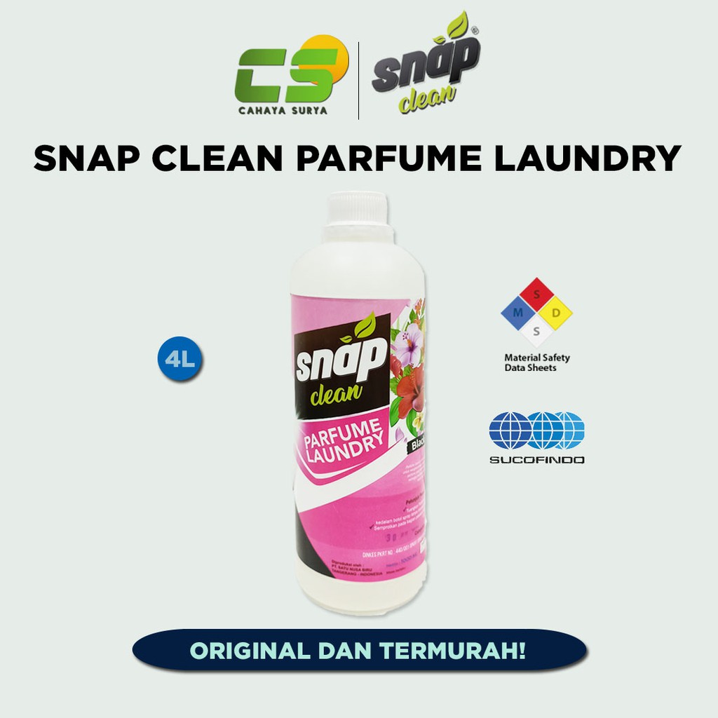 Jual SNAP CLEAN - PARFUME LAUNDRY 1 LITER/BOTOL (Sabun Pengharum ...