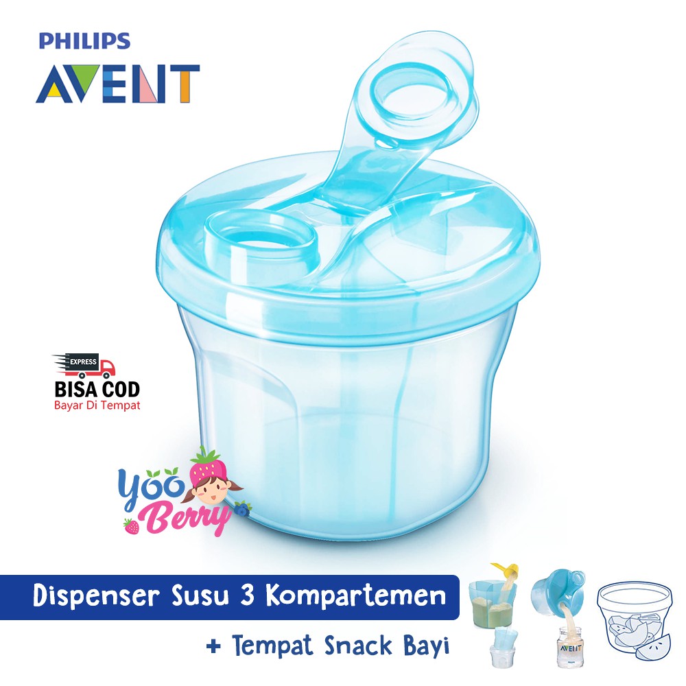Jual Philips Avent Dispenser Susu Bayi 3 Kompartemen & Tempat Snack ...