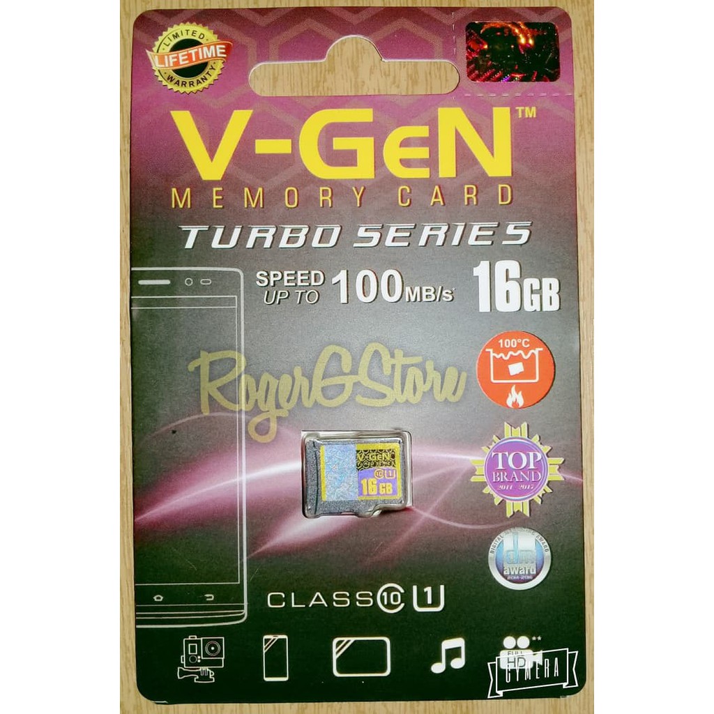 Jual VGEN MICRO SD CARD 16 32 64 128GB CLASS 10 TURBO SERIES | Shopee ...