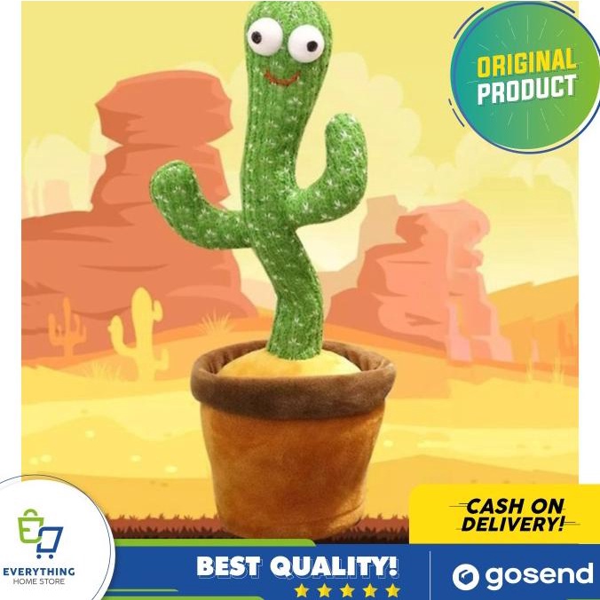 Jual Boneka Kaktus Bicara ORIGINAL | Dancing Cactus Toy (BISA BiCARA ...