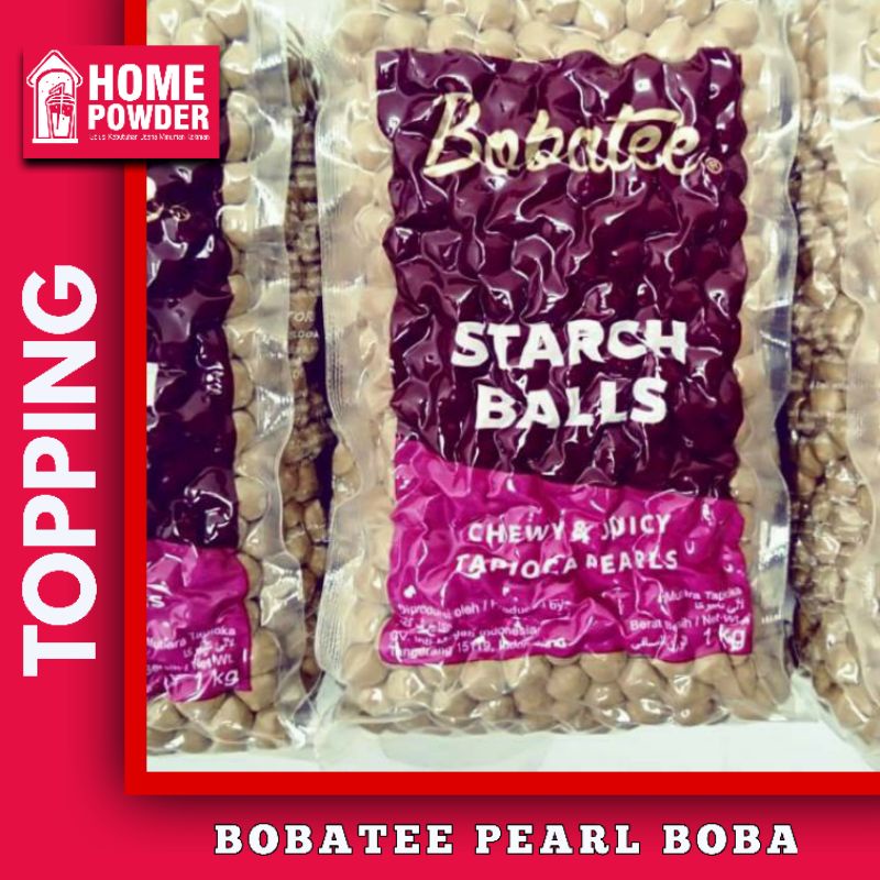 Jual Promo Boba Bobatee Starch Balls Tapioca Pearl 1Kg | Shopee Indonesia