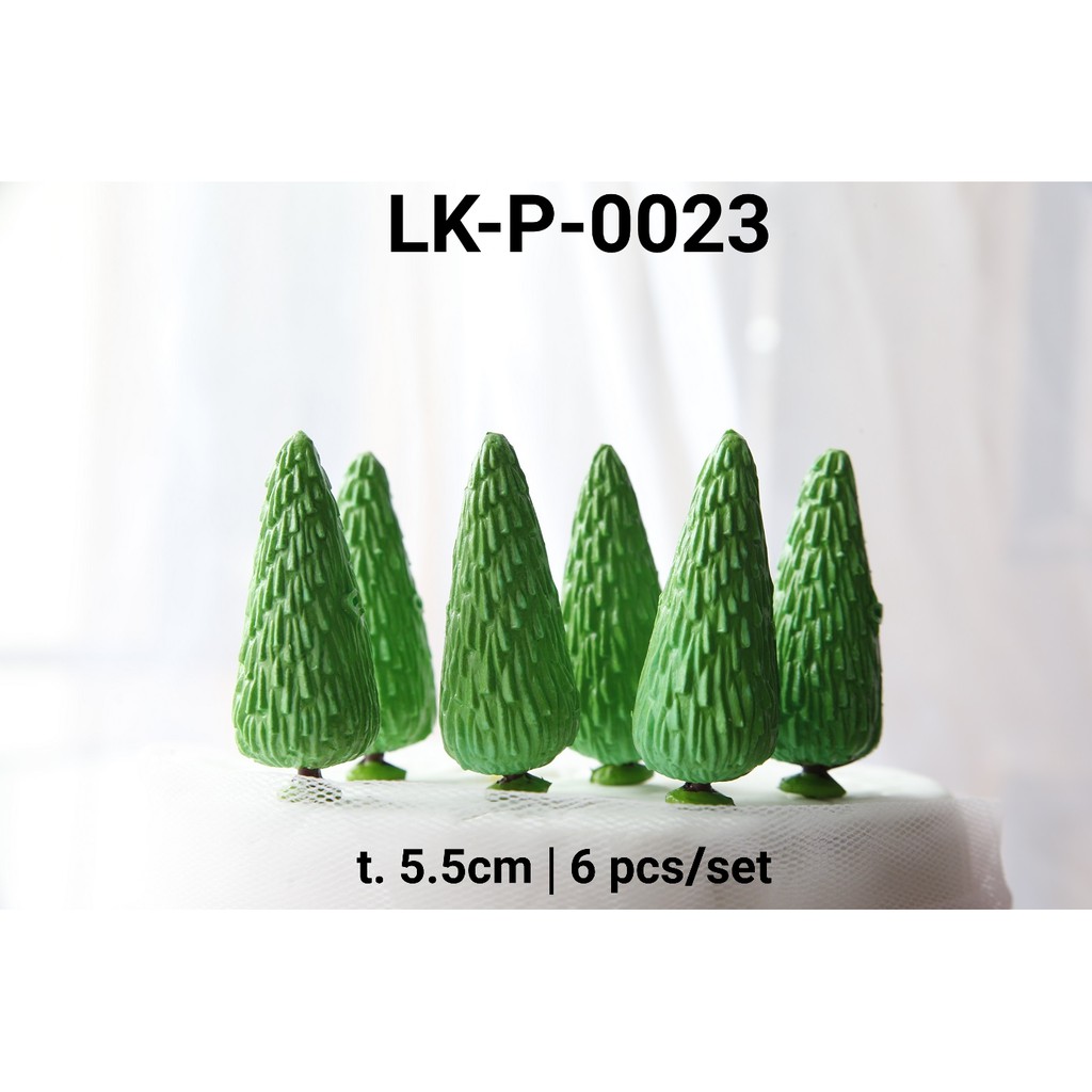 Jual LK-P-0023 Topper cake hiasan kue tart rumput tanaman bunga pohon ...