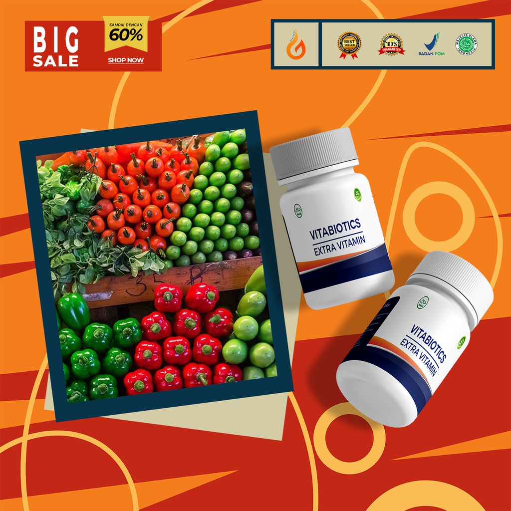 Jual VITABIOTICS – Suplemen Makanan Setara 1KG Sayuran badan sehat ...