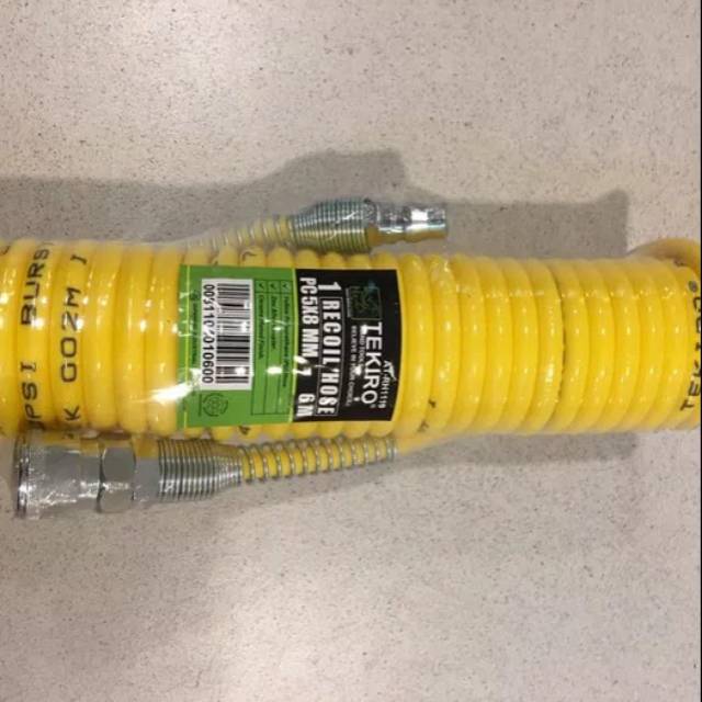 Jual selang recoil kuning 6m / selang angin 6 meter TEKIRO | Shopee ...