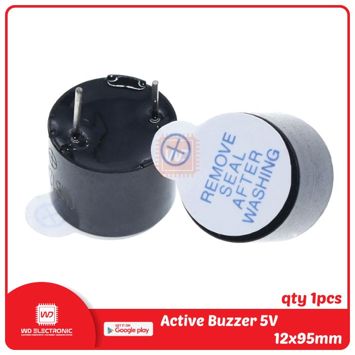 Jual Buzzer Active 5V Magnetic Long Continous Beep Tone | Shopee Indonesia