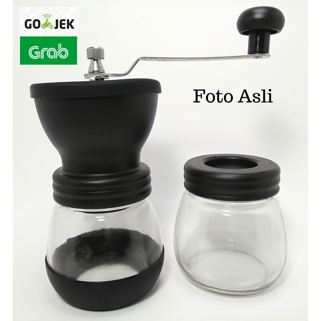 Jual Ceramic Coffee Mill Grinder Gilingan Kopi Manual Burr Bahan ...