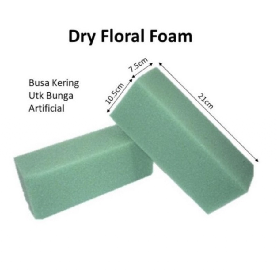 Jual 1 pcs Busa bunga kering Oasis kering Dry floral foam | Shopee ...