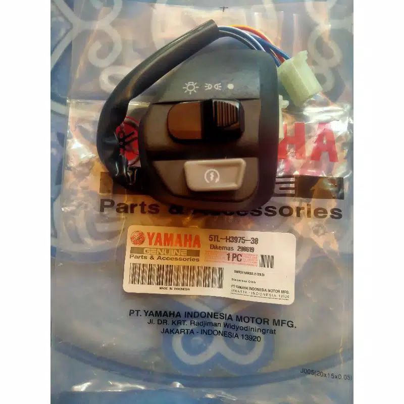Jual Saklar Kanan Tombol Switch Stater Starter Lampu Handle Mio Sporty ...