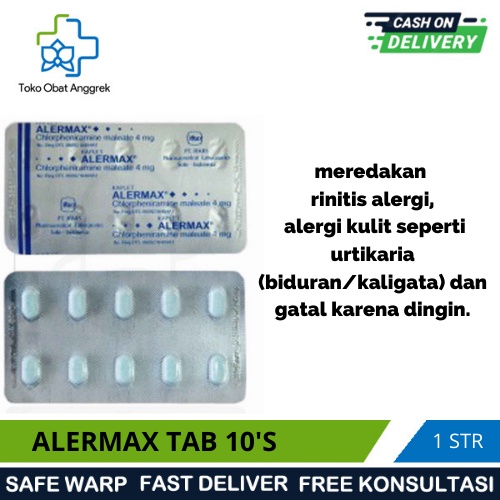Jual ALERMAX TABLET/OBAT GATAL KARENA ALERGI | Shopee Indonesia
