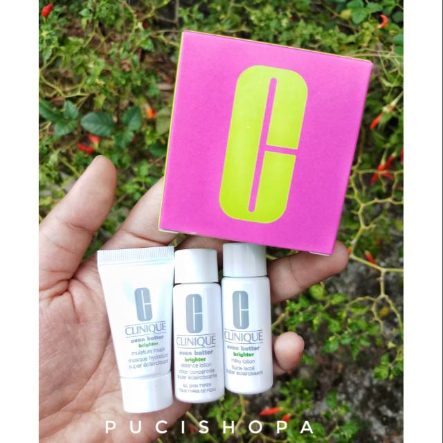 Jual Clinique even better brightener set (trial set) | Shopee Indonesia