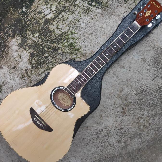 Jual Gitar Akustik Elektrik Marfill Apx Eq Natural Original Preamp 7545R | Shopee Indonesia