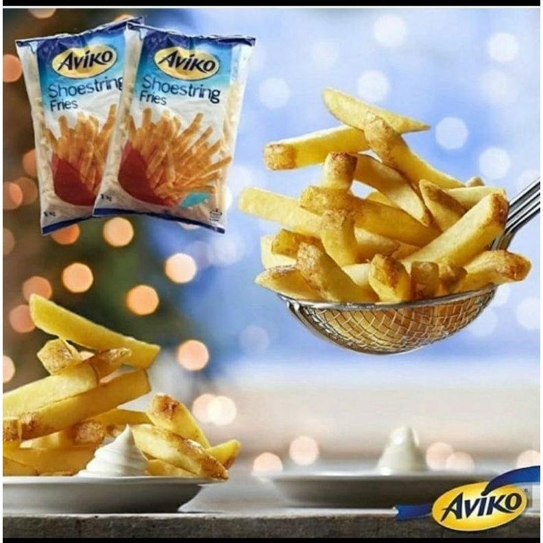 Jual Aviko Kentang Shoestring & Crinkle Cut 1 kg | Shopee Indonesia