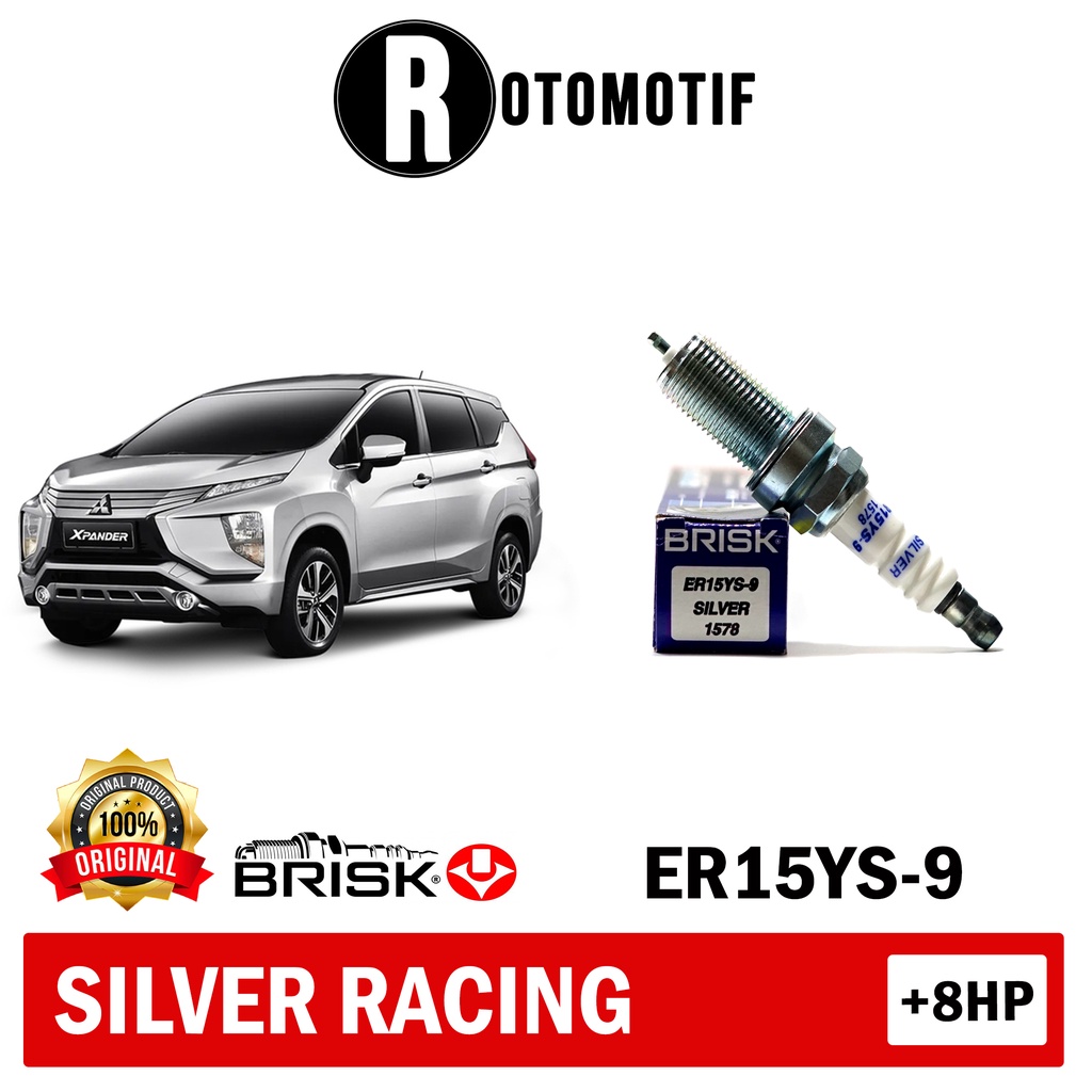 Jual Busi Mobil Mitsubishi Xpander Brisk Silver ER15YS-9 | Shopee Indonesia