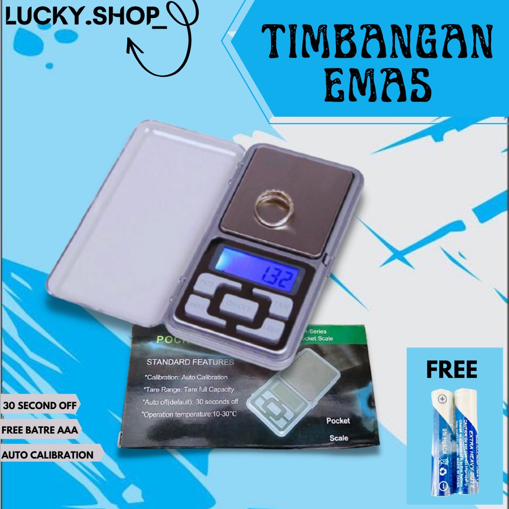 Jual Timbangan digital Emas 500gr dan 200gr | Shopee Indonesia
