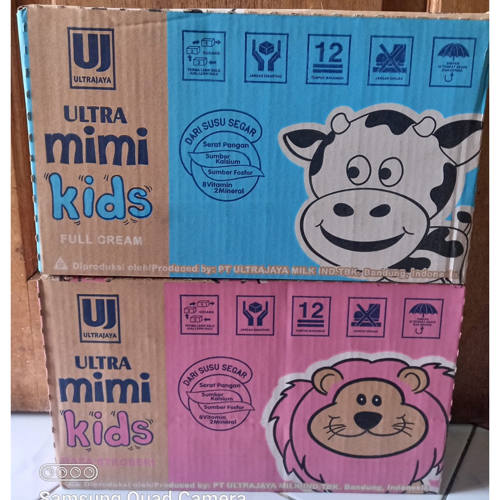 Jual ultra mimi kids 125 ml varian 2 rasa perdus isi 40 pcs | Shopee ...