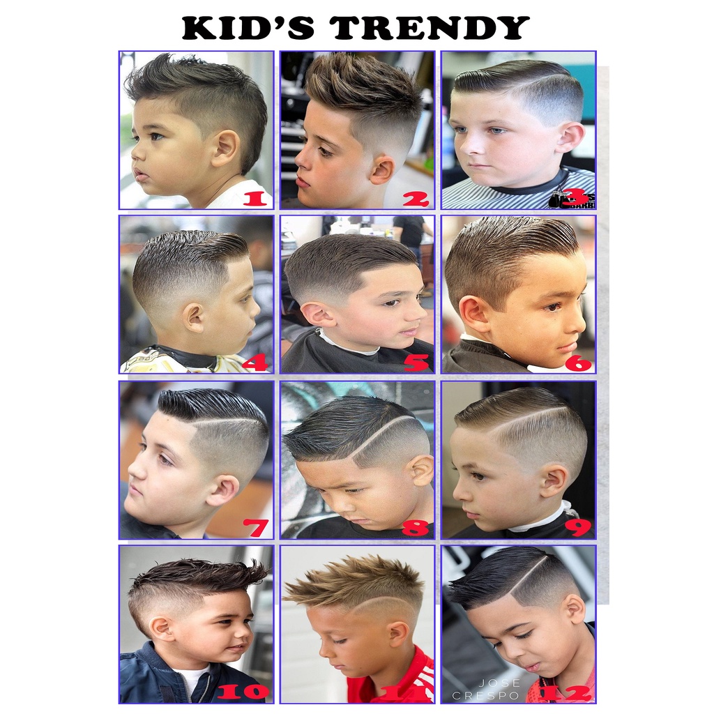 Jual 2 LEMBAR Poster pangkas rambut / Model rambut pria korea / model ...