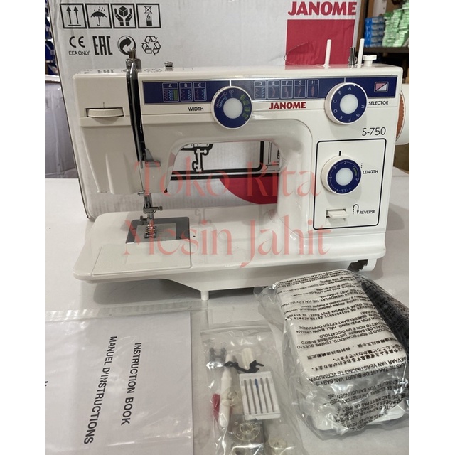 Jual mesin jahit Janome Flatbed Type S-750 | Shopee Indonesia