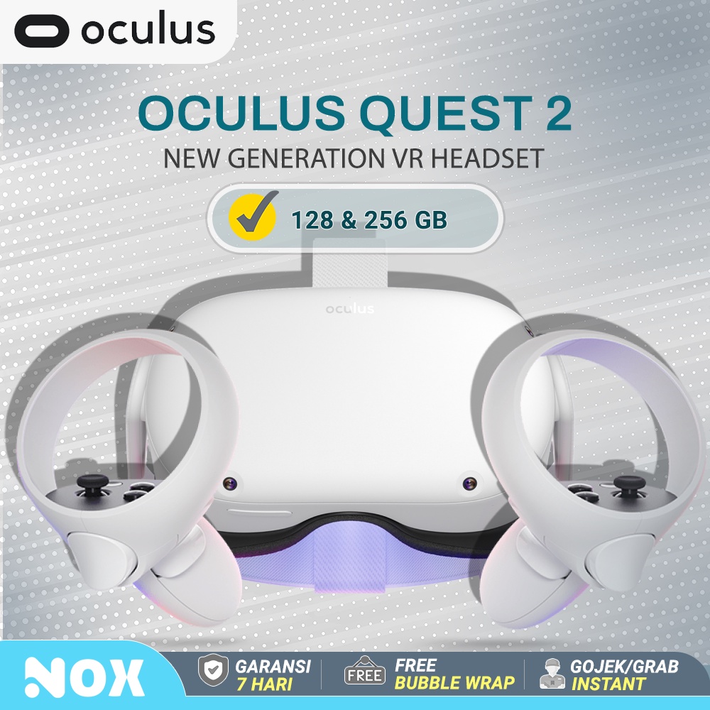 Jual Oculus Quest 2 US VERSION Virtual Reality VR 128GB & 256GB ...