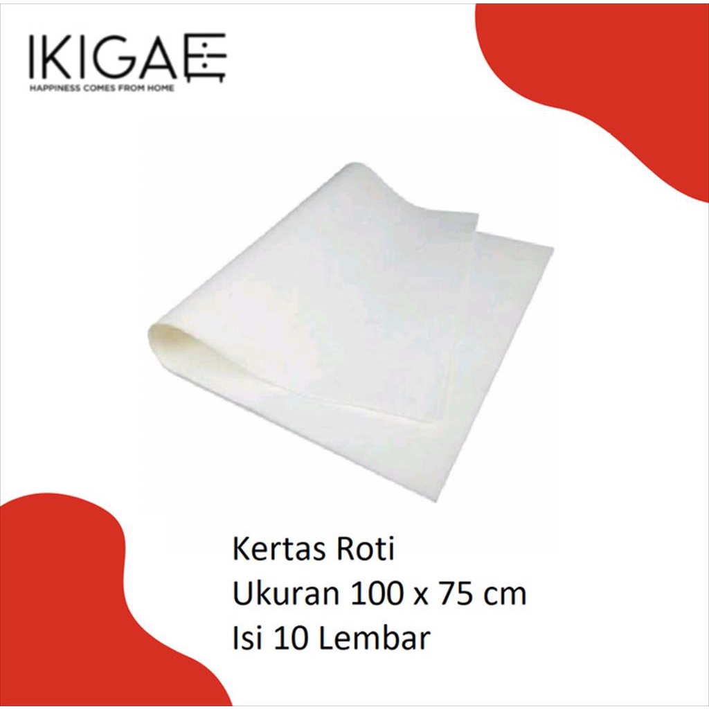 Jual KERTAS ROTI UKURAN 100 x 75 cm ISI 10 PCS | Shopee Indonesia