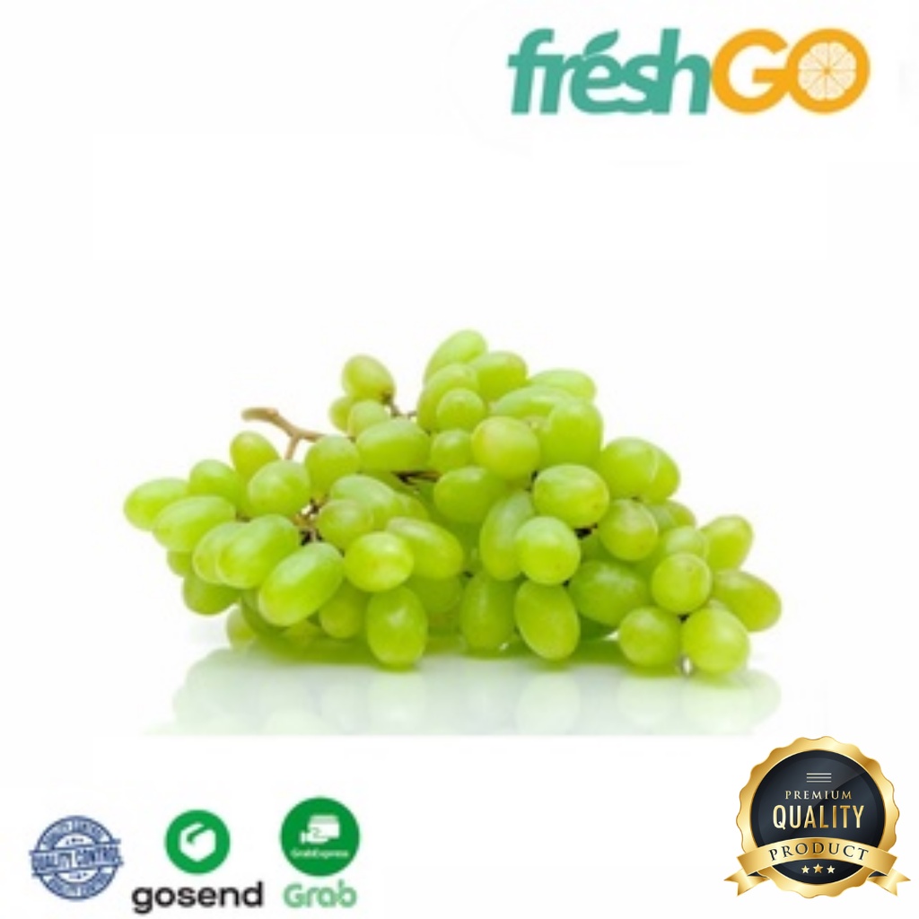 Jual Anggur Hijau Crispy / 250 gr FreshGo.id | Shopee Indonesia