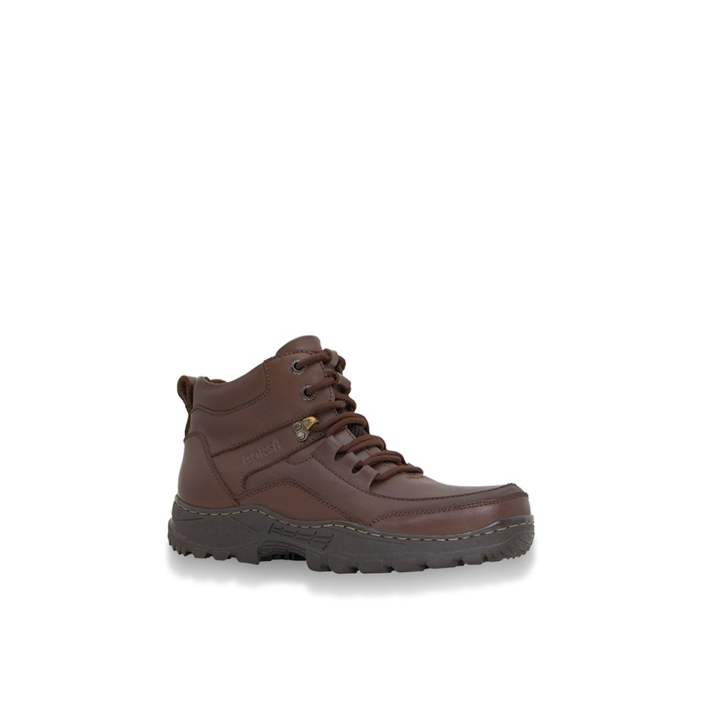 Jual Sepatu Pria Laki Kulit Asli Boots Borsa Cruiser Anchor Pria Brown ...