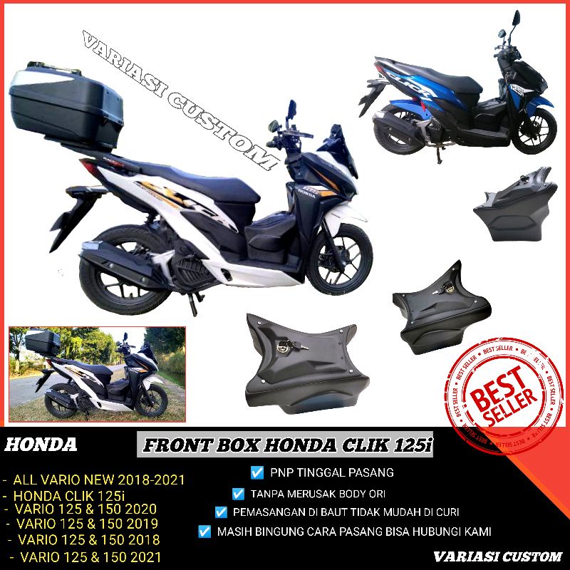 Jual Aksesoris Box Depan Tengah Honda Click 125i Vario 125 Led New ...