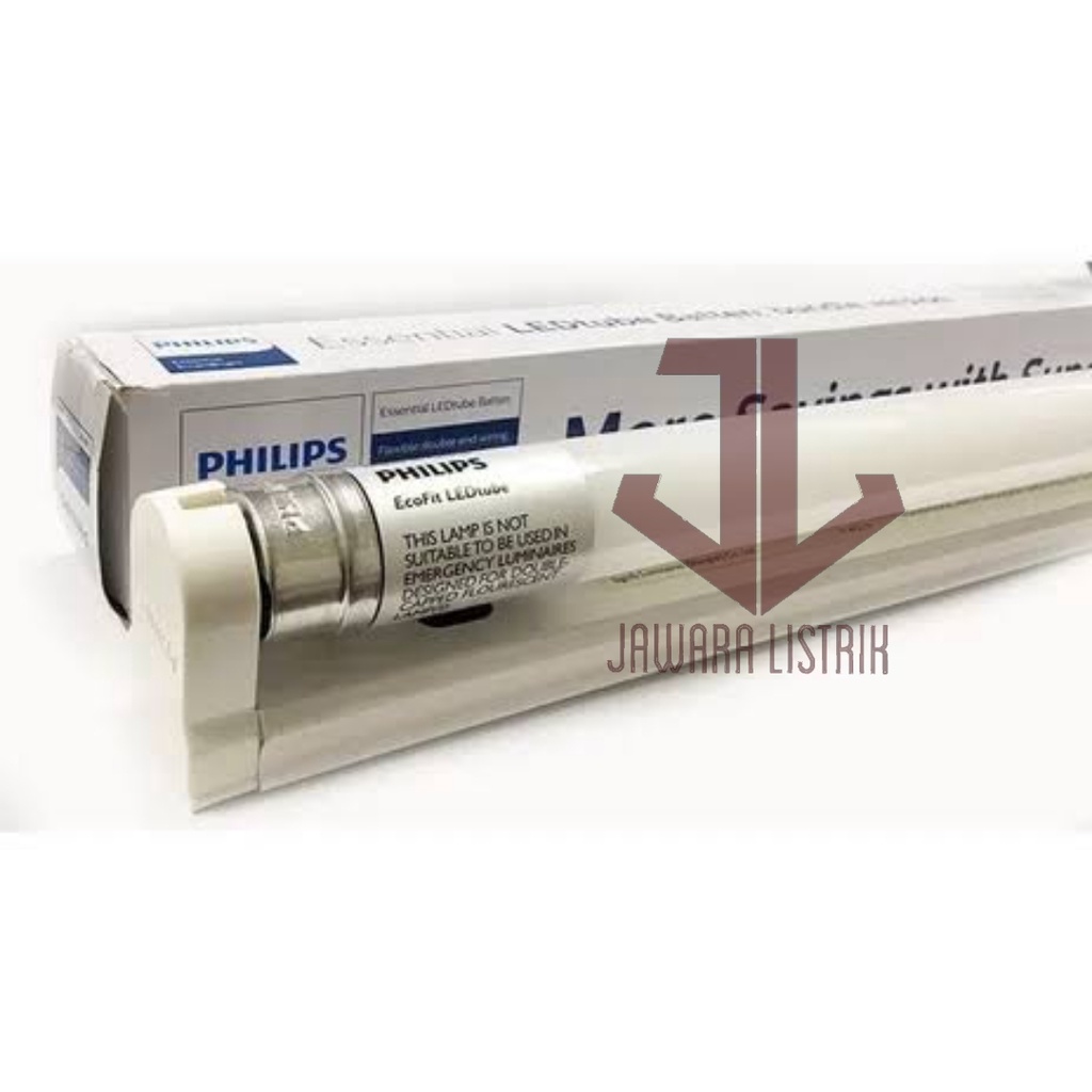 Jual PHILIPS TL LED KAP KOMPLIT BATTEN TUBE ECOFIT T8 SET 16 WATT | Shopee Indonesia