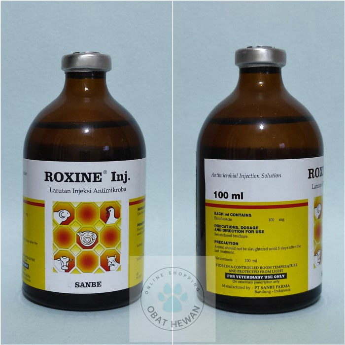 Jual ROXINE INJ kemasan 100 ml (BERKUALITAS) | Shopee Indonesia