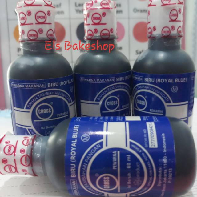 Jual Pewarna Makanan Royal Blue/biru/Oil Based Cross | Shopee Indonesia