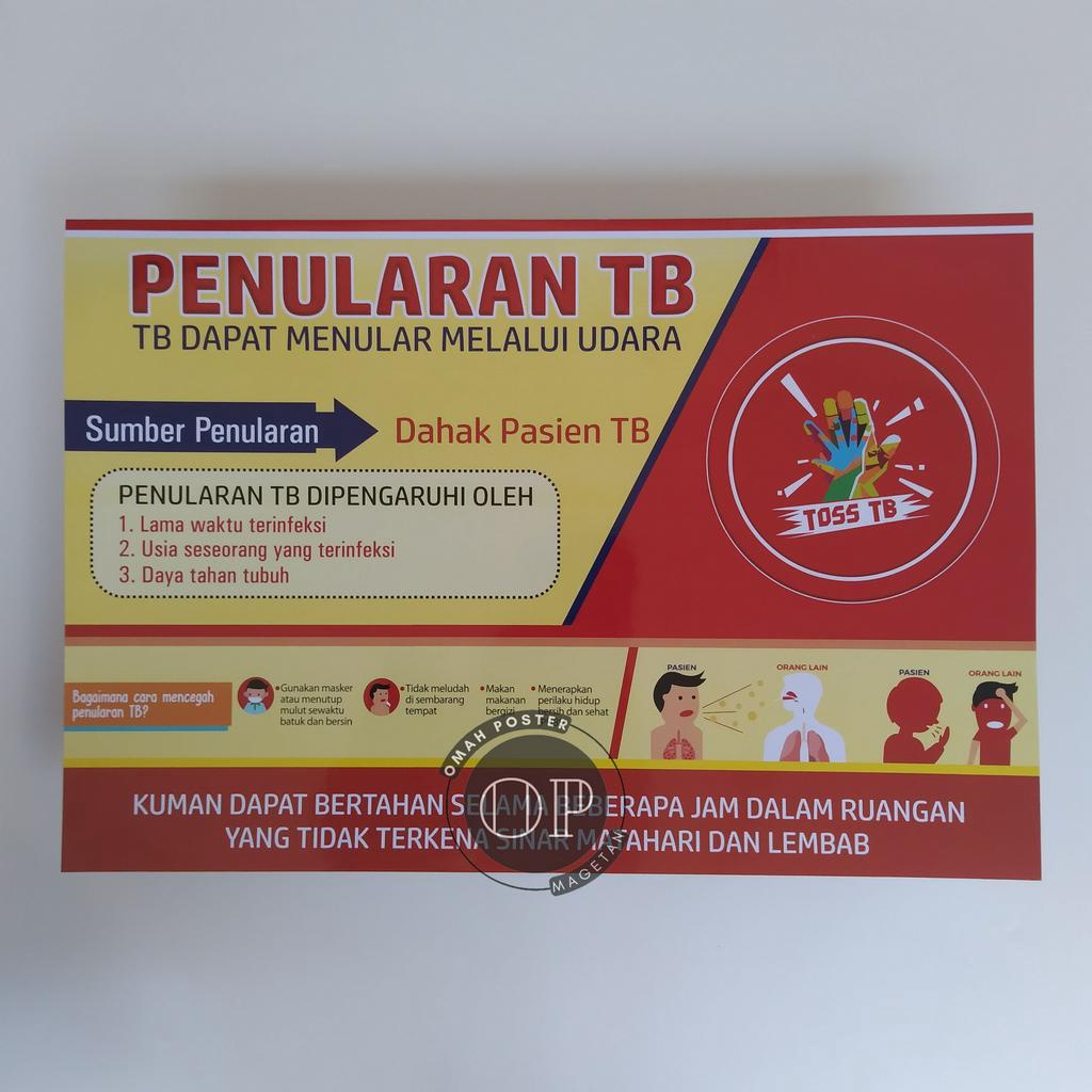 Jual Poster Penularan TB, TB Dapat Menular Melalui Udara - Poster ...