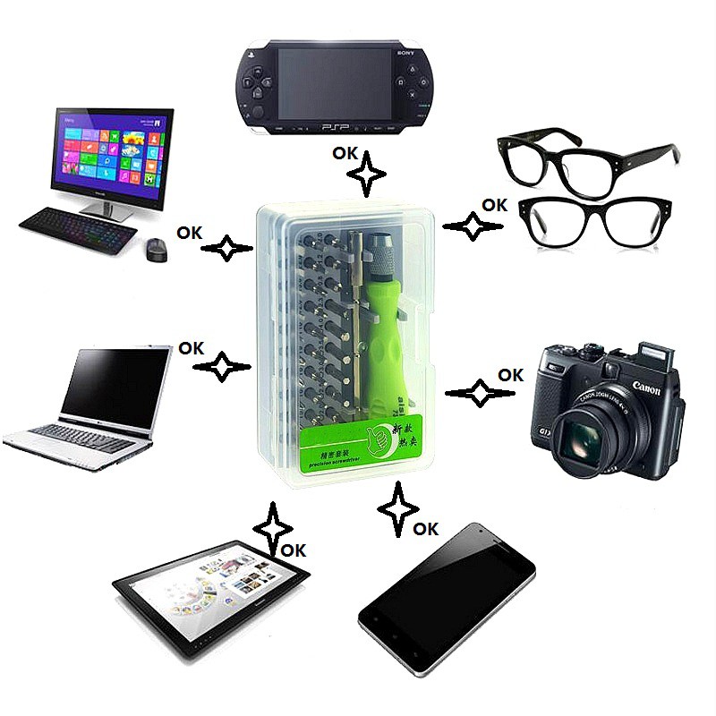 Jual OBENG SET HP KOMPUTER MACBOOK PRO TORX T4 T5 T6 T8 T9 T10 ...