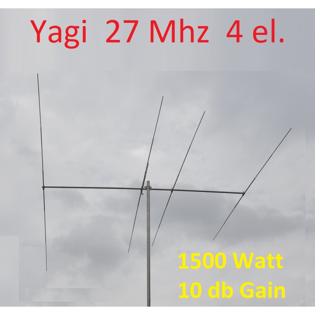 Jual Antena Yagi 4 Elements 27Mhz Antenna | Shopee Indonesia
