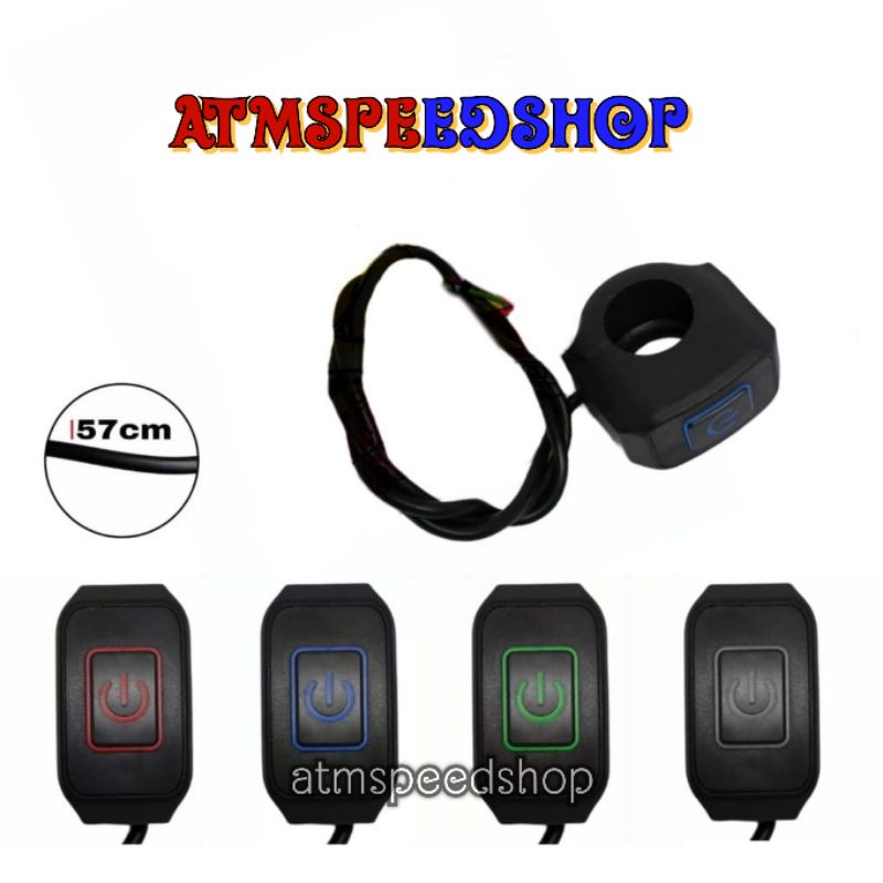 Jual Saklar On Off Motor Lampu LED power Button On Off LED Saklar Stang ... Jual Saklar On Off Motor Lampu LED power Button On Off LED Saklar Stang ...