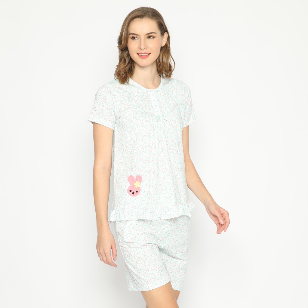 Jual GREET NIGHT WEAR - Baju Tidur Kaos Katun Model : D-393 / H (Size M ...