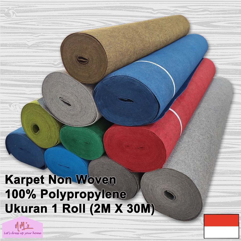 Jual Miralon Karpet pameran exhibition geotextile 1 roll 2 meter x 30 ...