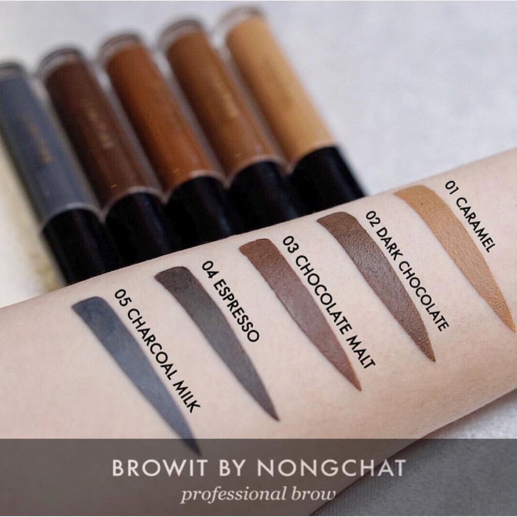 Jual NATCHA BEAUTY x BROWIT LIQUID EYEBROW ALIS TATTOO SULAM BEDAK RAN MINI ORI HOLO PREM SIVA ...