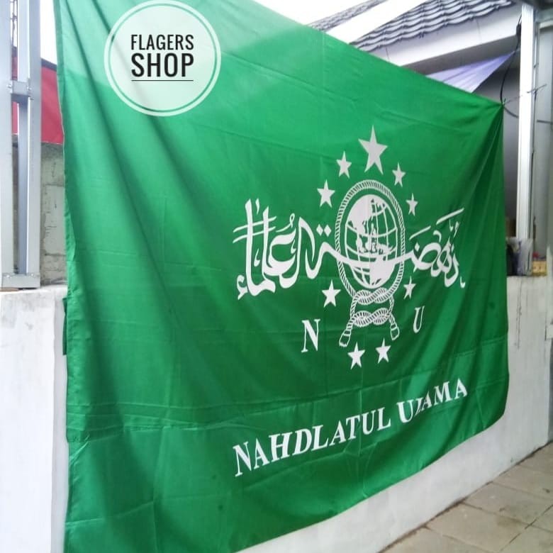 Jual Bendera Nahdlatul Ulama / NU 2x3 Meter - Super Jumbo | Shopee ...