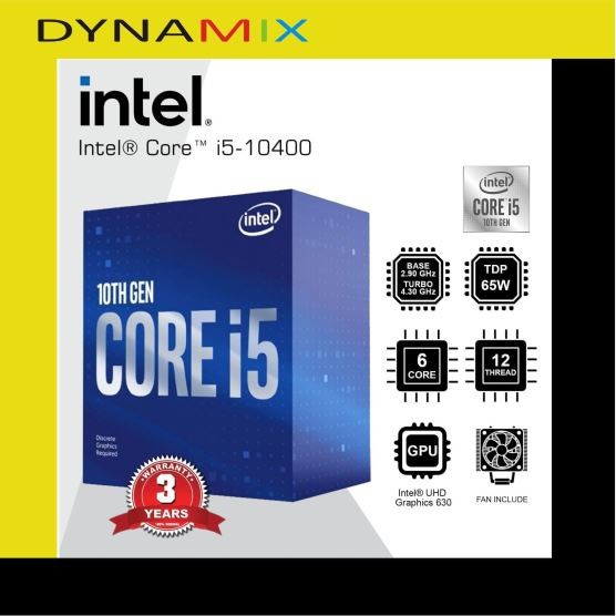 Jual Processor Intel Core i5 10400 2.9GHz LGA 1200 Box | Shopee Indonesia