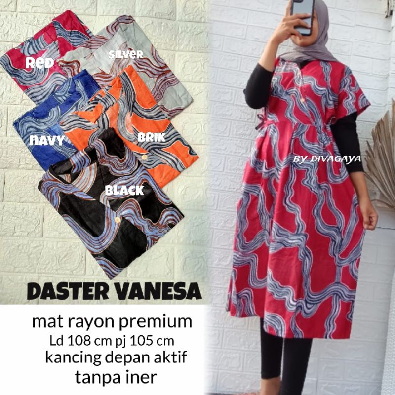 Jual Daster Wanita Vanesa Bahan Rayon Kekinian | Shopee Indonesia
